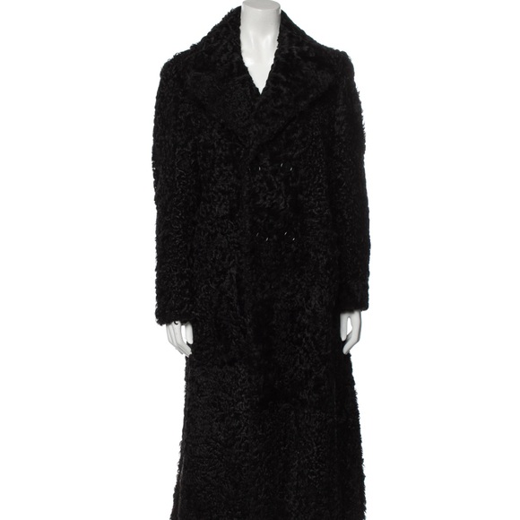 Pierre Balmain | Jackets & Coats | Black Astrakhan Fur Coat | Poshmark